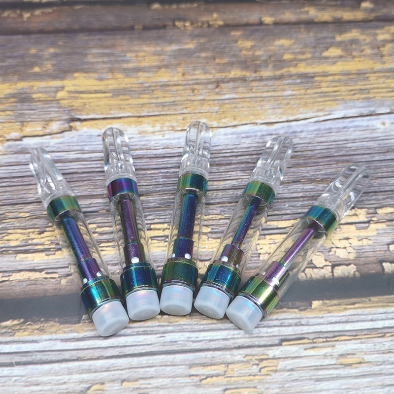 Rainbow Color Vape Cartridge 510 Thread Tank | VF | Empty THCO HHC THCP ...